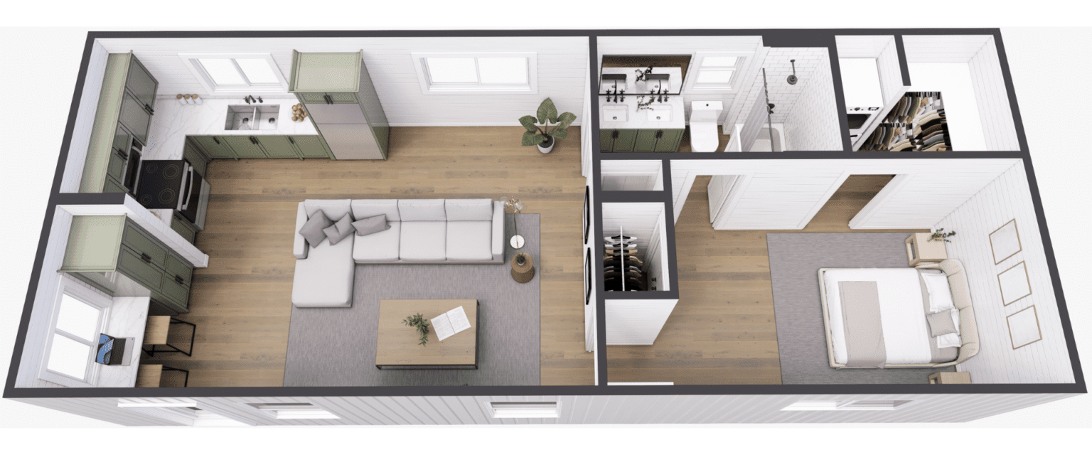 The Haven: 2 40 ft Container Home by Custom Container Living