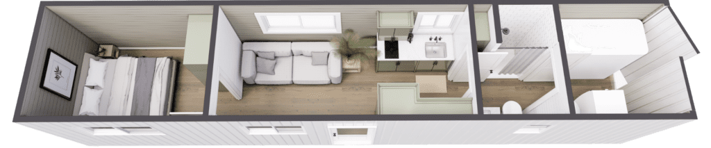 The Pioneer: 1 Bedroom Container Home by Custom Container Living