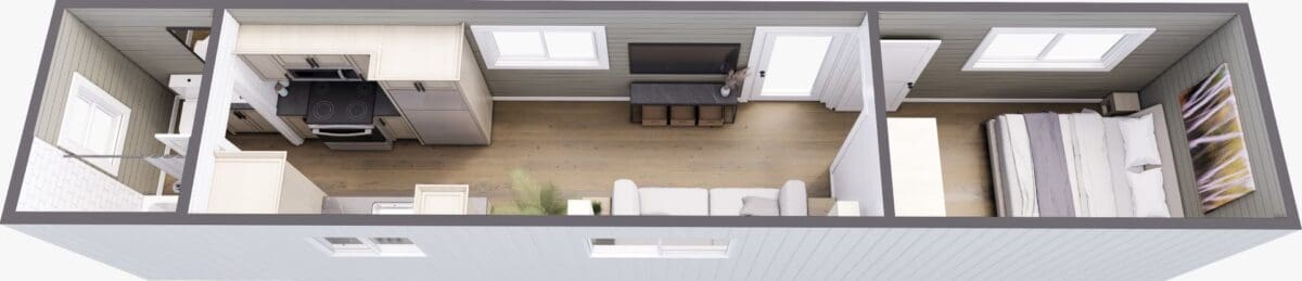 The Pioneer: 1 Bedroom Container Home by Custom Container Living
