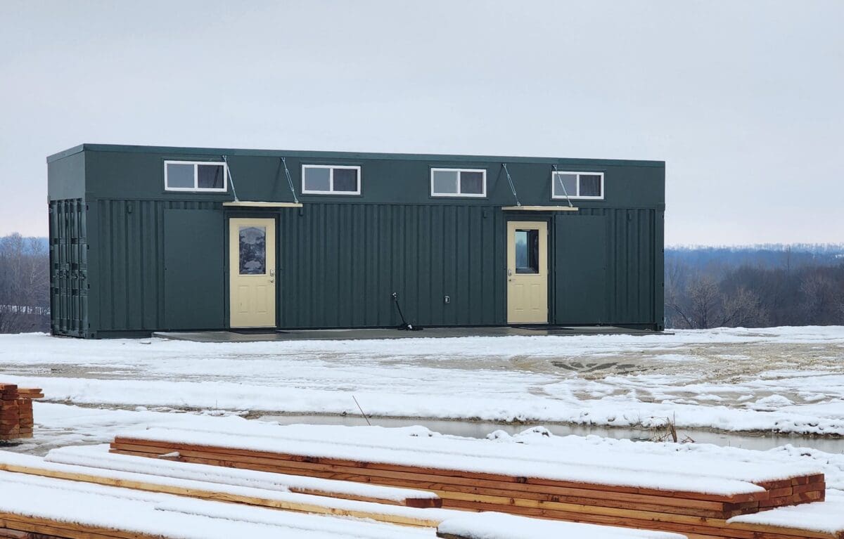 The Bunkhouse: 2 Bedroom 40 ft Container Home by Custom Container Living