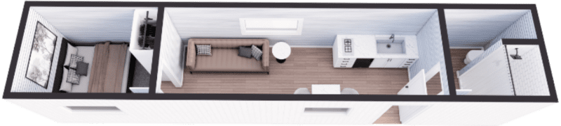 The Happy Shack: Affordable 40' Container Home by Custom Container Living