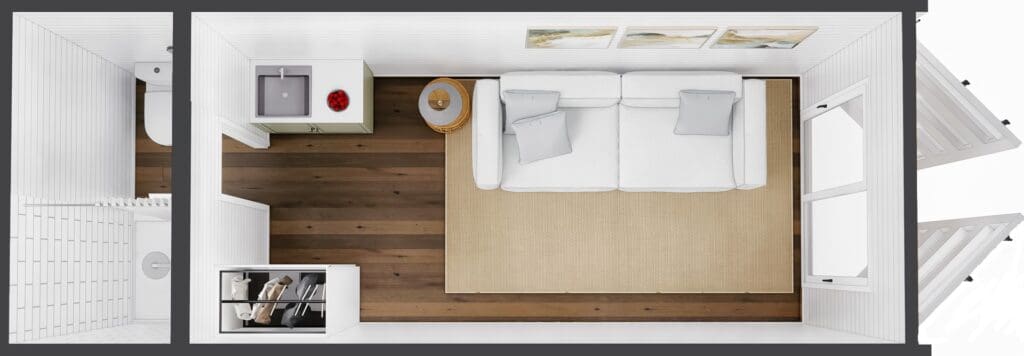 The Lil' Lodge: Your Cozy 20' Container Cabin by Custom Container Living