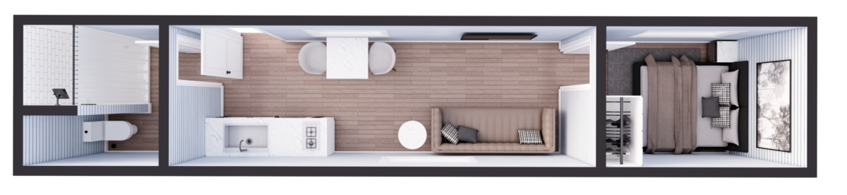 The Happy Shack: Affordable 40' Container Home by Custom Container Living