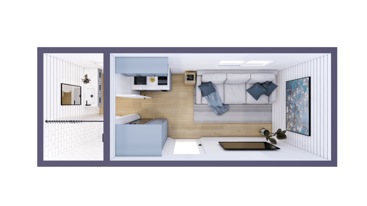 The Micro Pod: 20ft Studio Container House | Custom Container Living