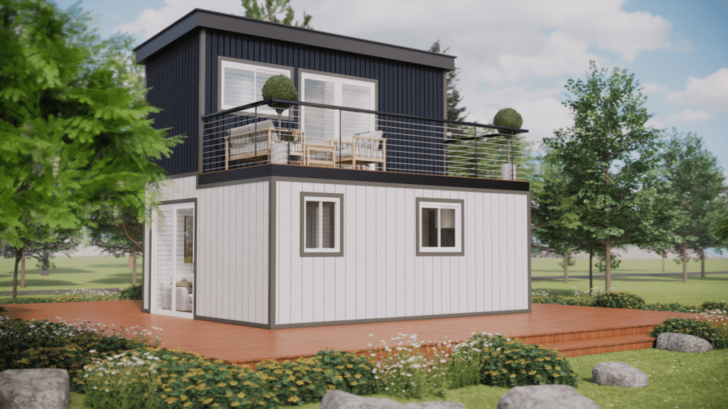 The Short Stack: A 2 Story Shipping Container Home by Custom Container ...
