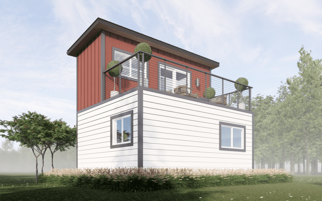 The Short Stack: A 2 Story Shipping Container Home by Custom Container ...